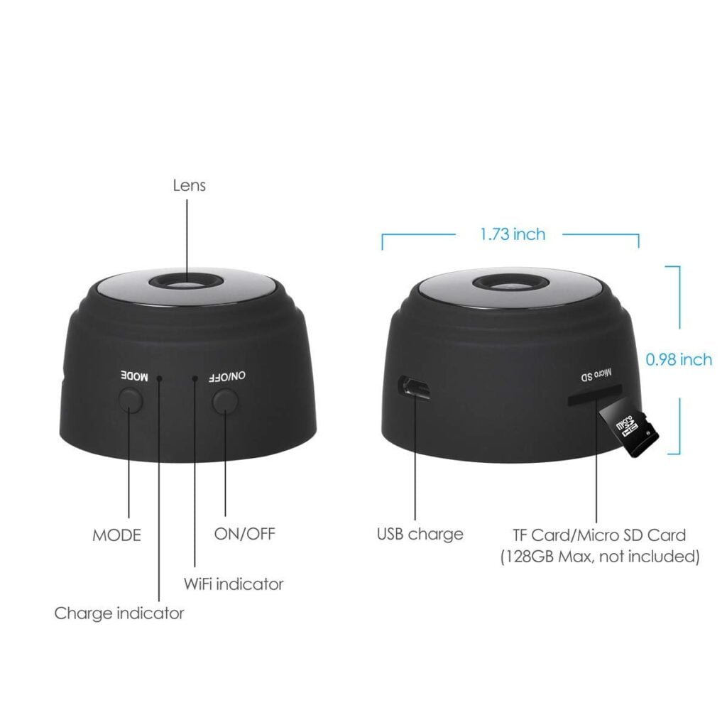 A9 Mini DVR Wireless Spy Camera Live Stream Spy World