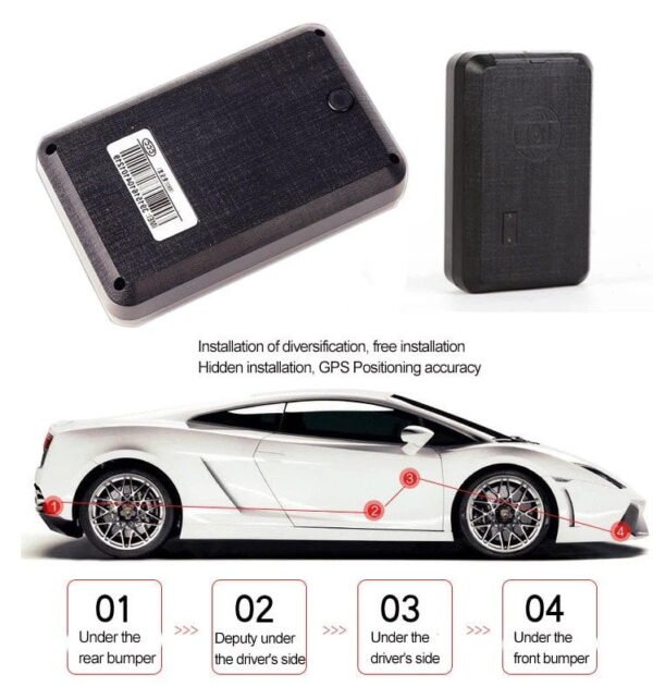 Wireless Portable GPS Tracker Vehicle Tracking Device