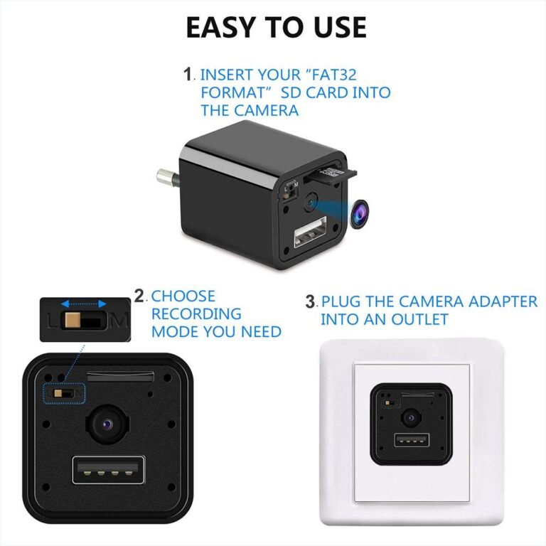 1080P HD Mini USB Wall Charger Spy Camera Spy World