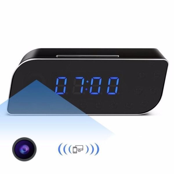 Top WiFi Mini Table Clock Hidden Camera 1080P HD, Night Vision Spy ...