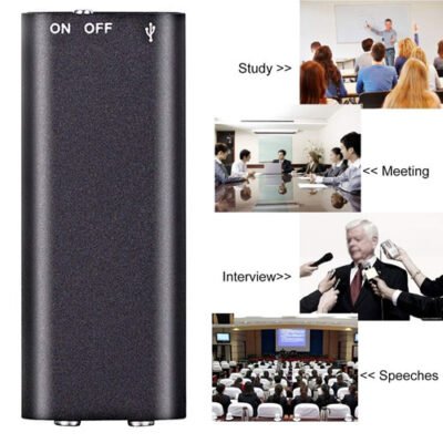 Mini Small Spy Voice Recorder up to 12 Hours Battery Backup, Inbuilt ...