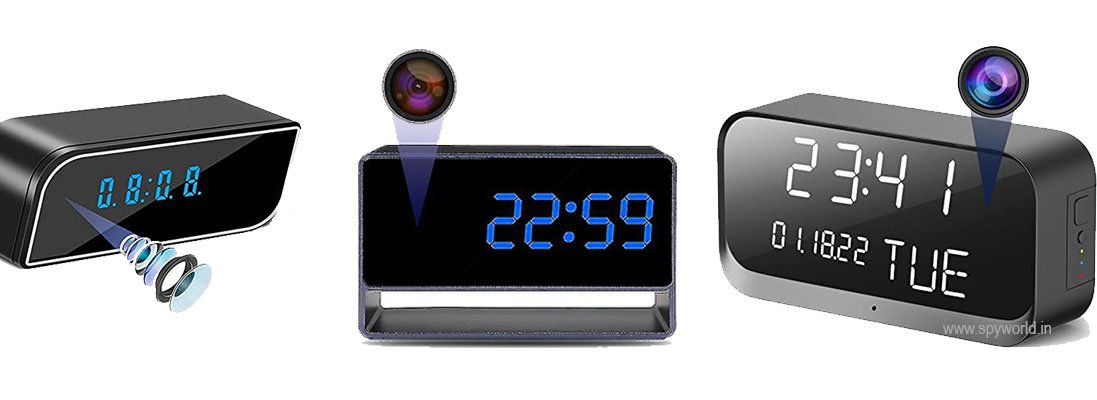#1 WiFi Wireless Table Clock Spy Camera with Night Vision Spy World