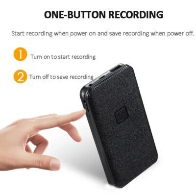 #1 Power Bank Audio Recorder, 12 Days Long Lasting Battery Backup Spy ...