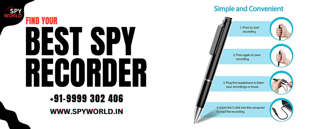 Latest Spy Audio Recorder from Spy World in India Spy World