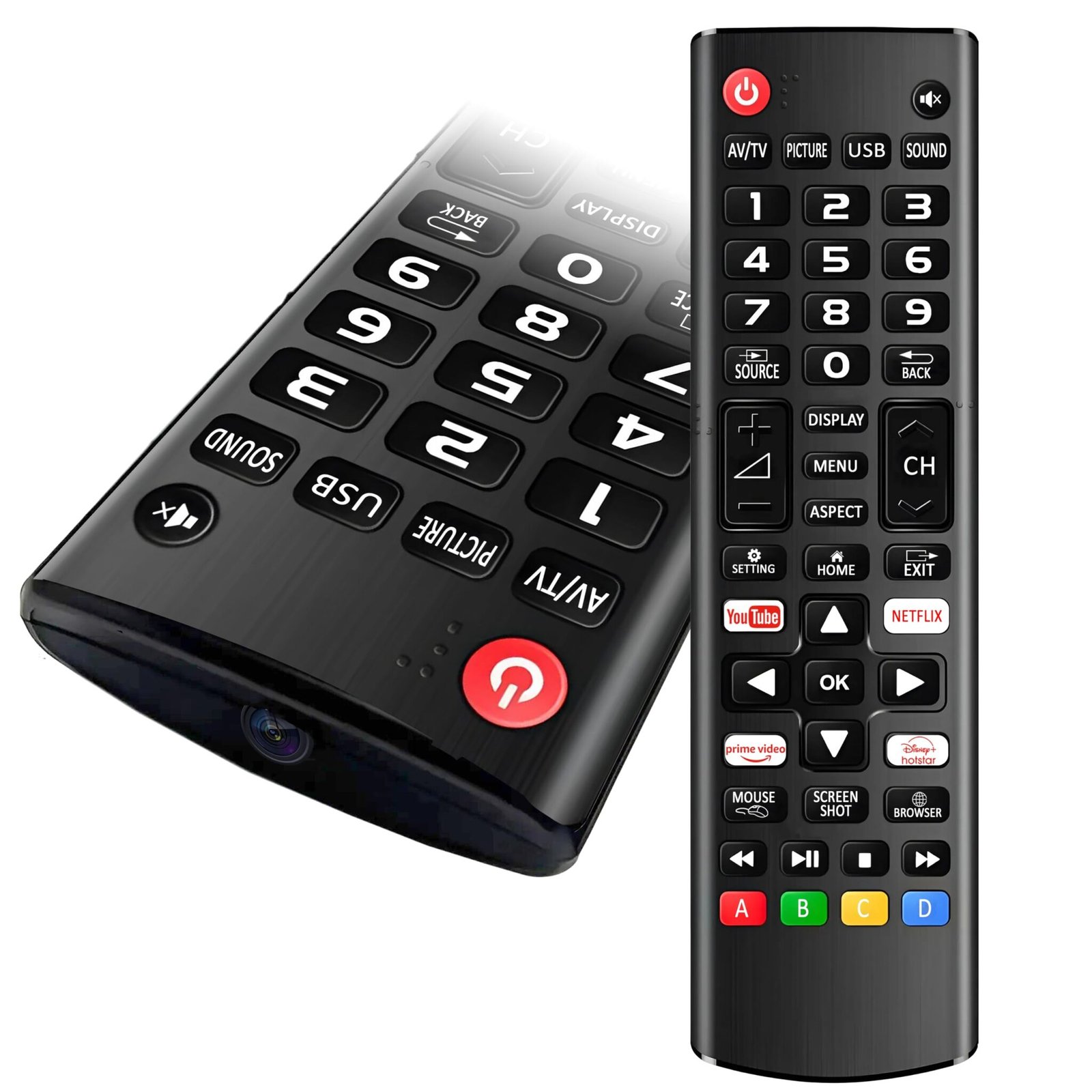4K WiFi Spy Camera TV Remote, Live Monitoring Hidden Camera TV Remote ...